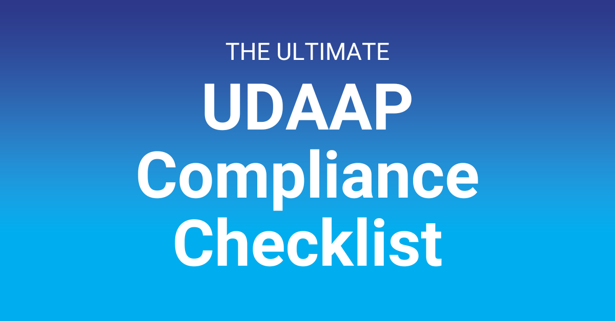 UDAAP Compliance Resource Library | PerformLine