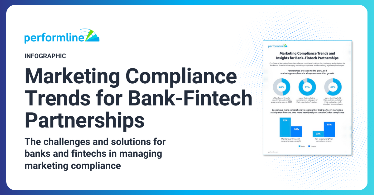 Infographic | Bank-Fintech Partnership Marketing Compliance Trends
